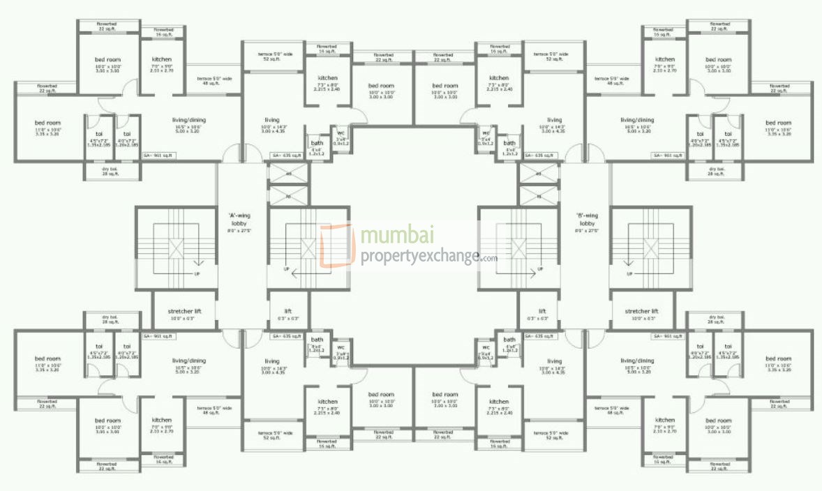 Tulsi Aura, Ghansoli: 2 BHK Flat for Sale — ₹97 L | MPE